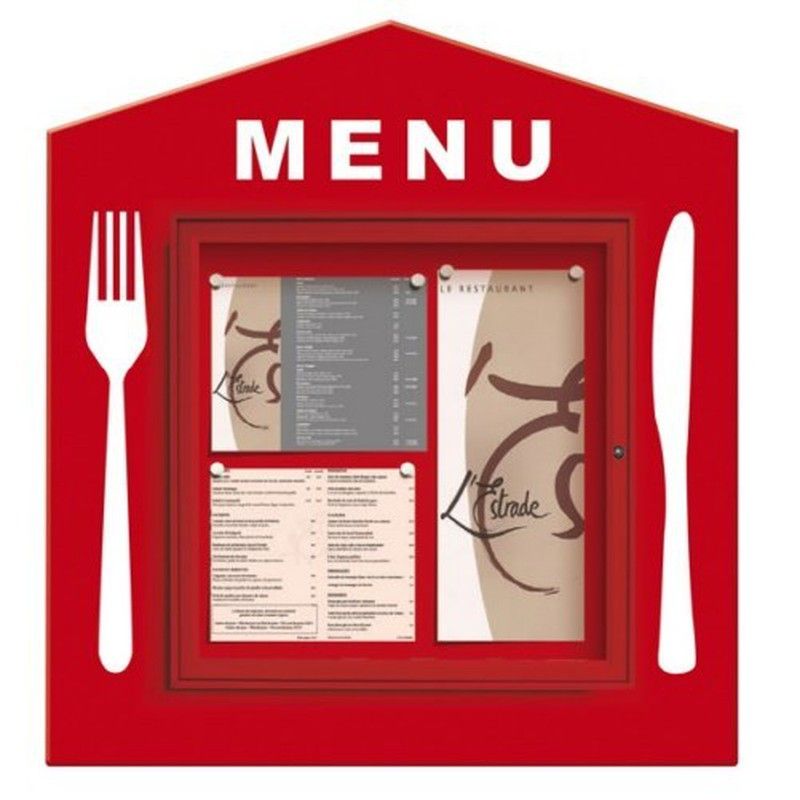 Vitrina Mod. Menú cuadrado — Ludogarden